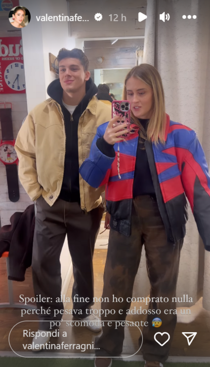 Valentina Ferragni in love a Chicago con Matteo Napoletano