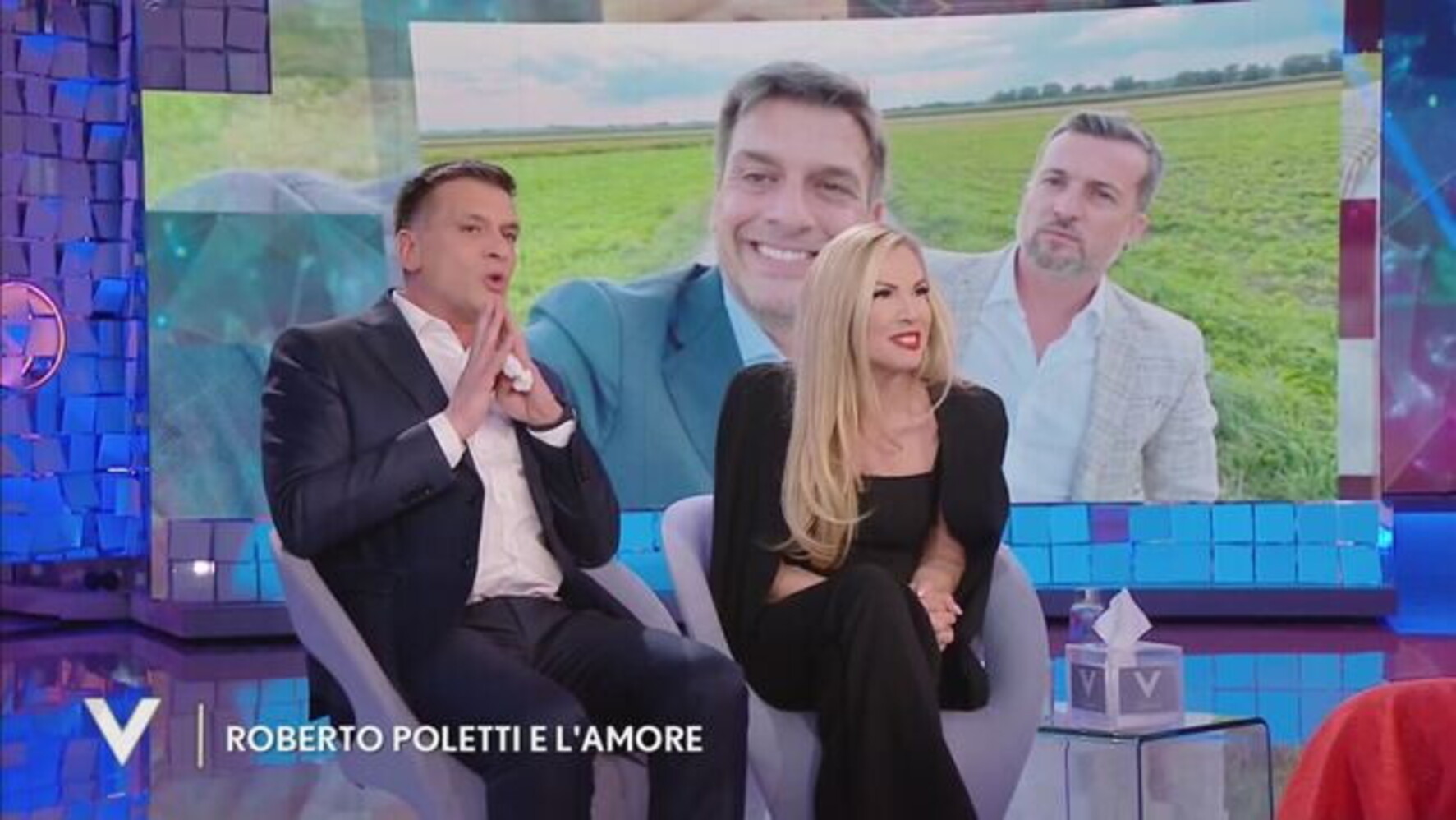 Roberto Poletti parla del marito Francesco Naccari