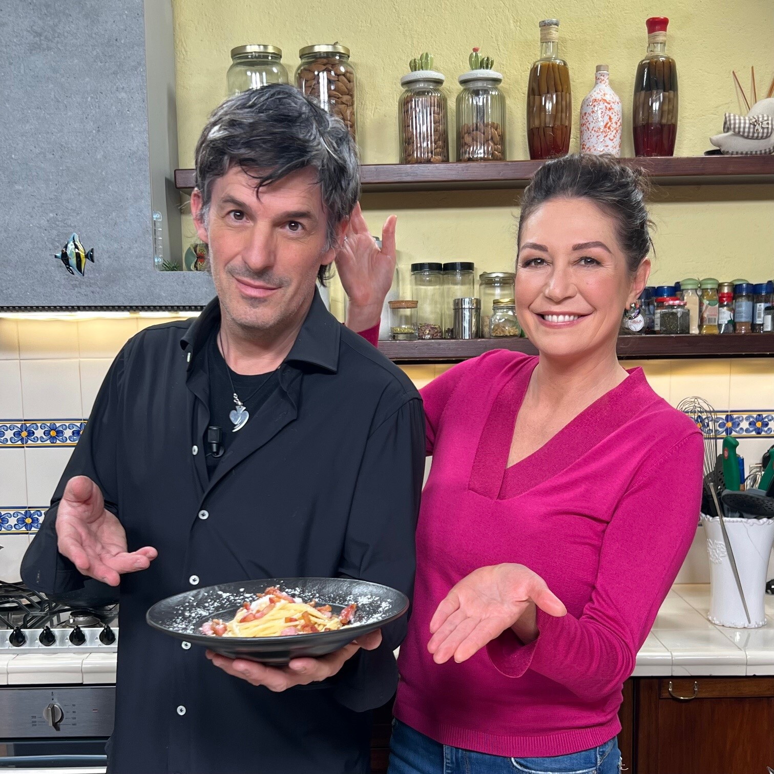 Carbonara scomposta by Chef Antonio Casanova