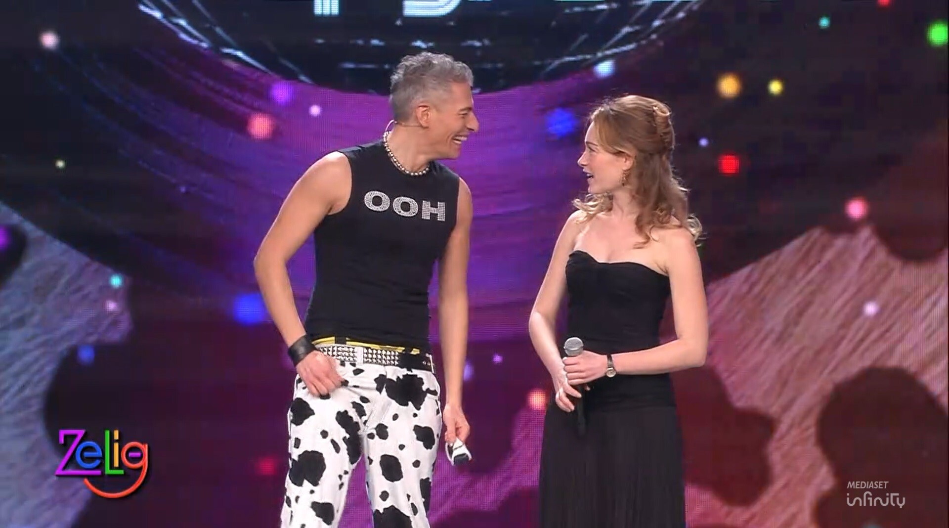 Cristiana Capotondi si scatena con Jonny Groove a “Zelig” 2014